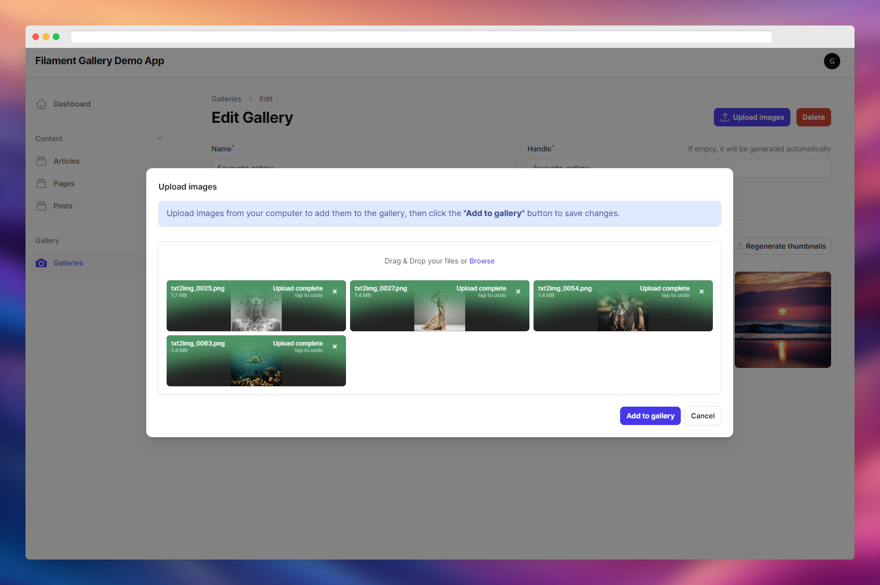 Gallery by Grzegorz Adamczyk - Filament